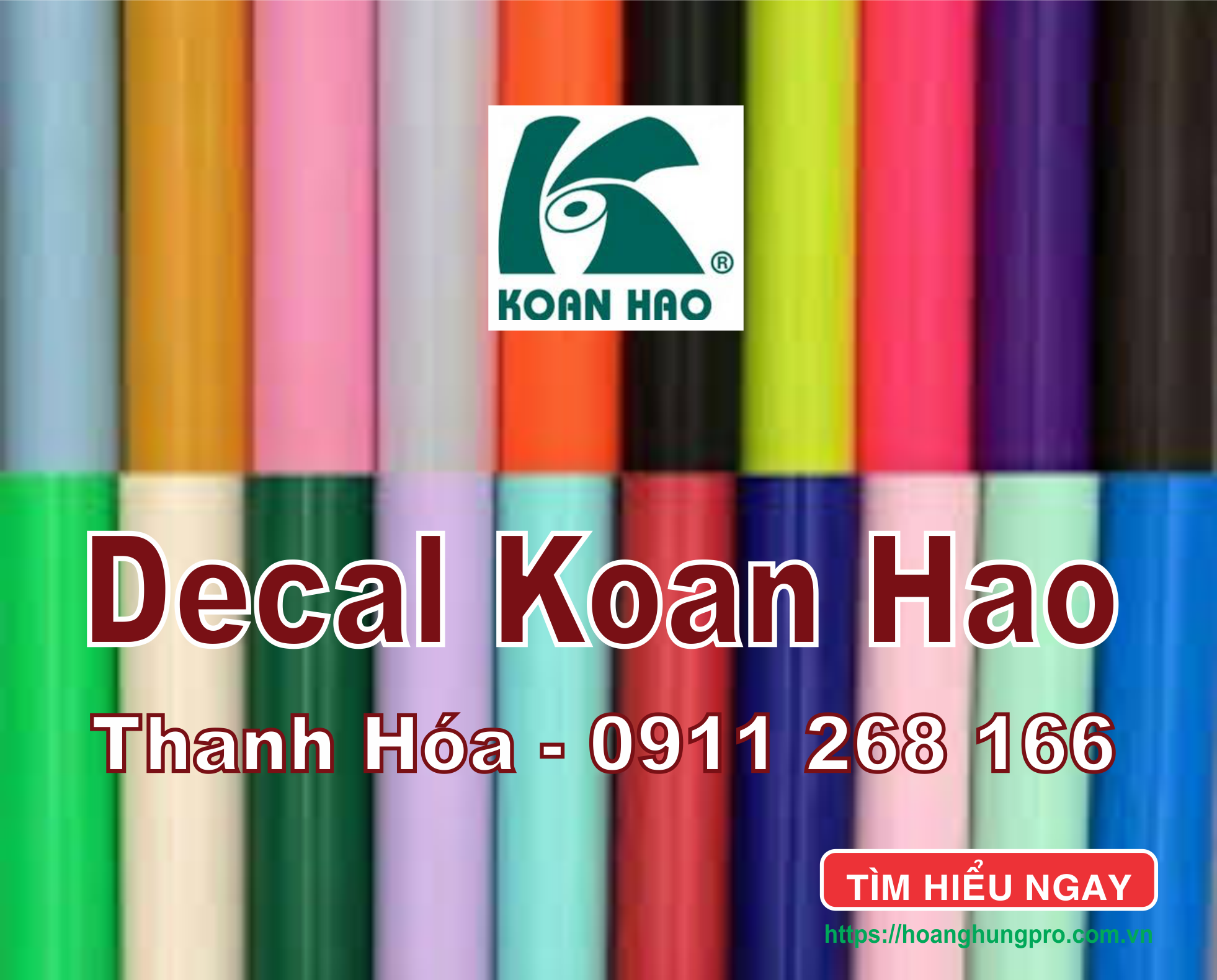 Decal Koan Hao Thanh Hóa - Công ty vật tư quảng cáo - Nội thất Hoàng Hưng